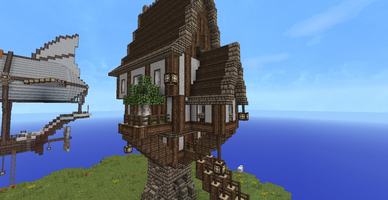 Steampunk Propeller House Minecraft Map