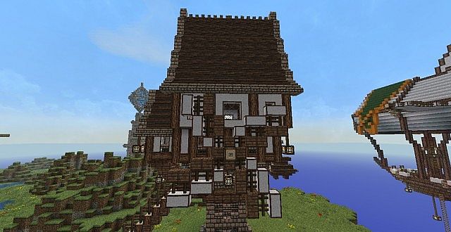 Steampunk Propeller House Minecraft Map
