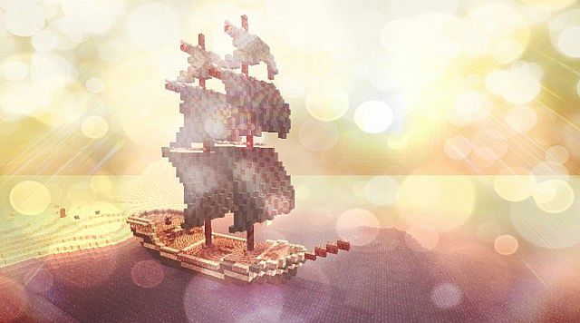 Sunset Surfer - A ship Minecraft Map