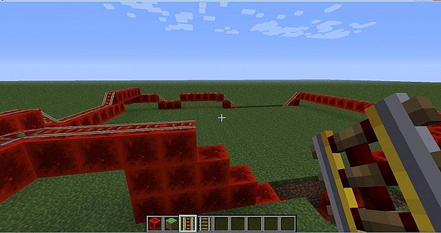 Redstone Block Roller Coaster Minecraft Map