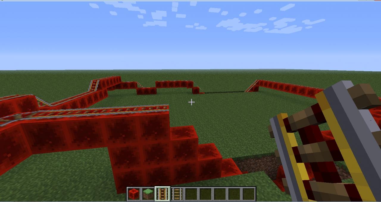 Redstone Block Roller Coaster Minecraft Map