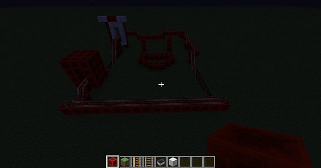 Redstone Block Roller Coaster Minecraft Map