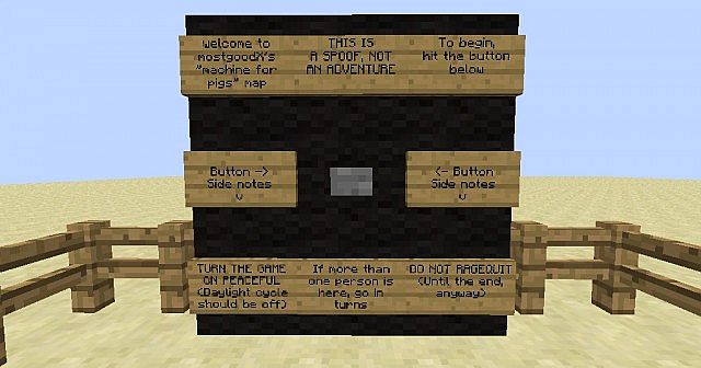 Machine For Pigs Minecraft Map