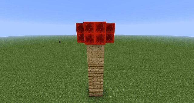Torch and redstone torch 3D Art Minecraft Map