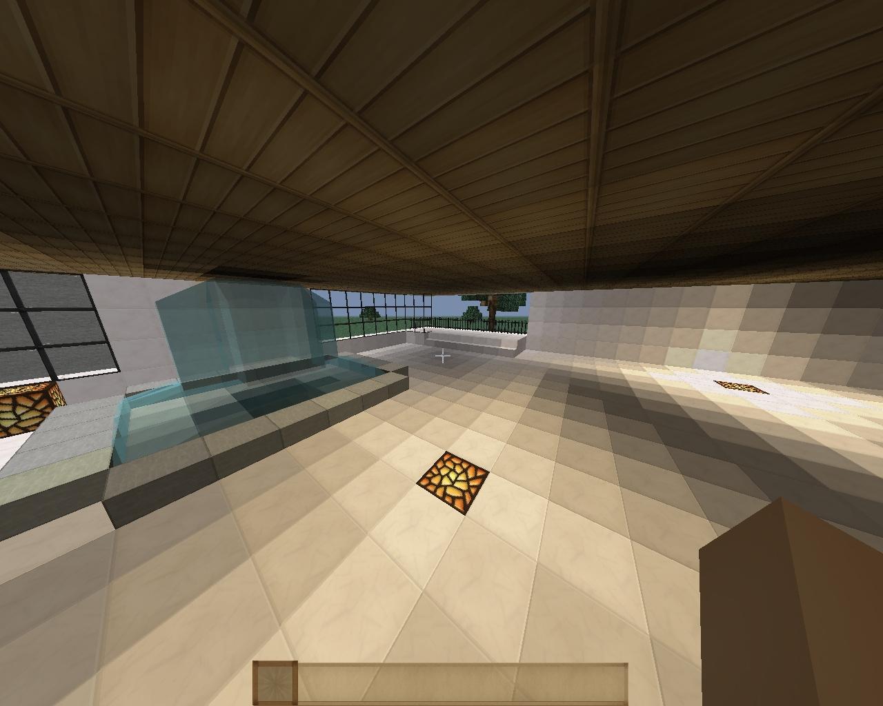 Verry big quartz house Minecraft Map