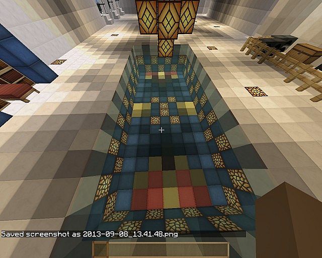 Verry big quartz house Minecraft Map