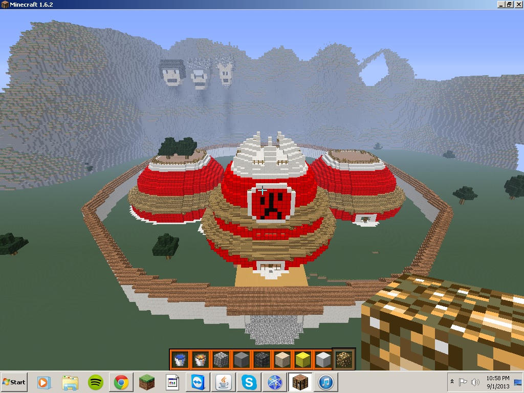 A Naruto world. Minecraft Map