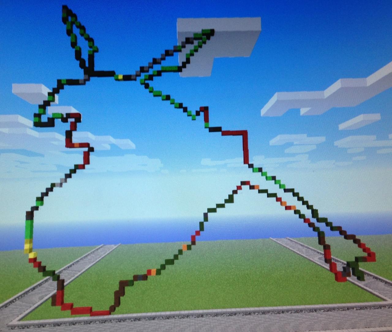 Rayquaza Minecraft Map