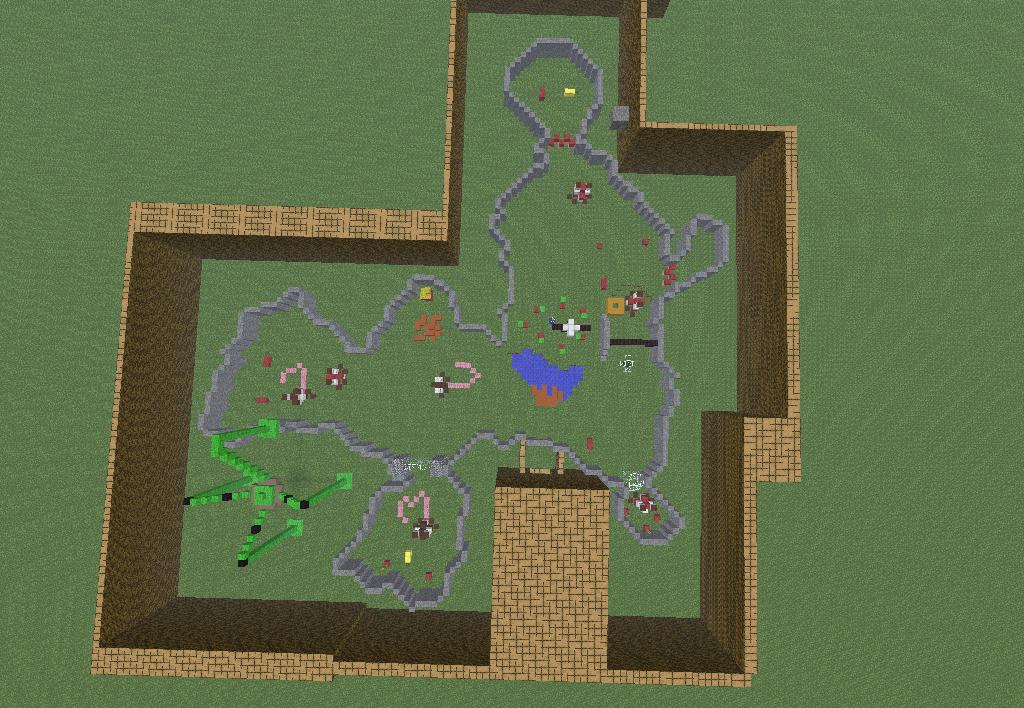 Pikmin 3: Tropical Forest Minecraft Map