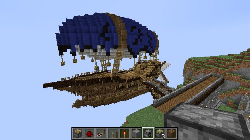 Small airship Minecraft Project