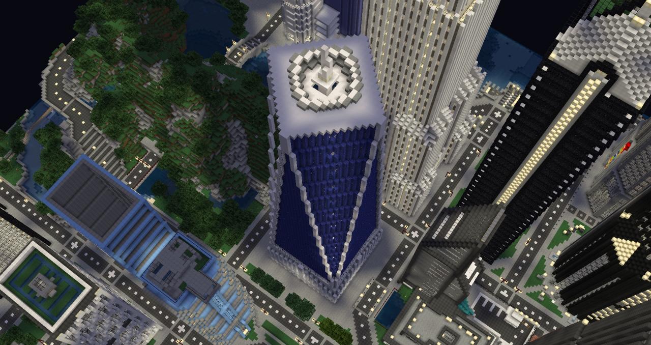 MammerJammer Modern Skyscraper Pack!!! Currently 10 Skyscrapers included Minecraft Map