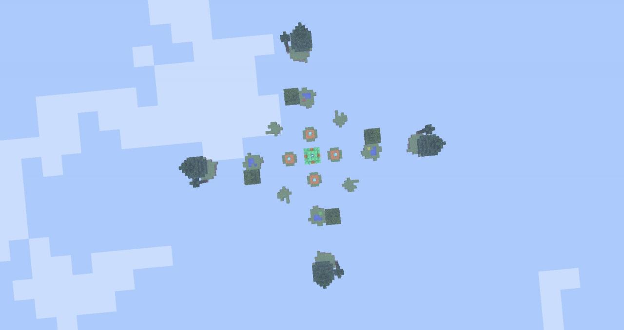 cloud war Minecraft Map
