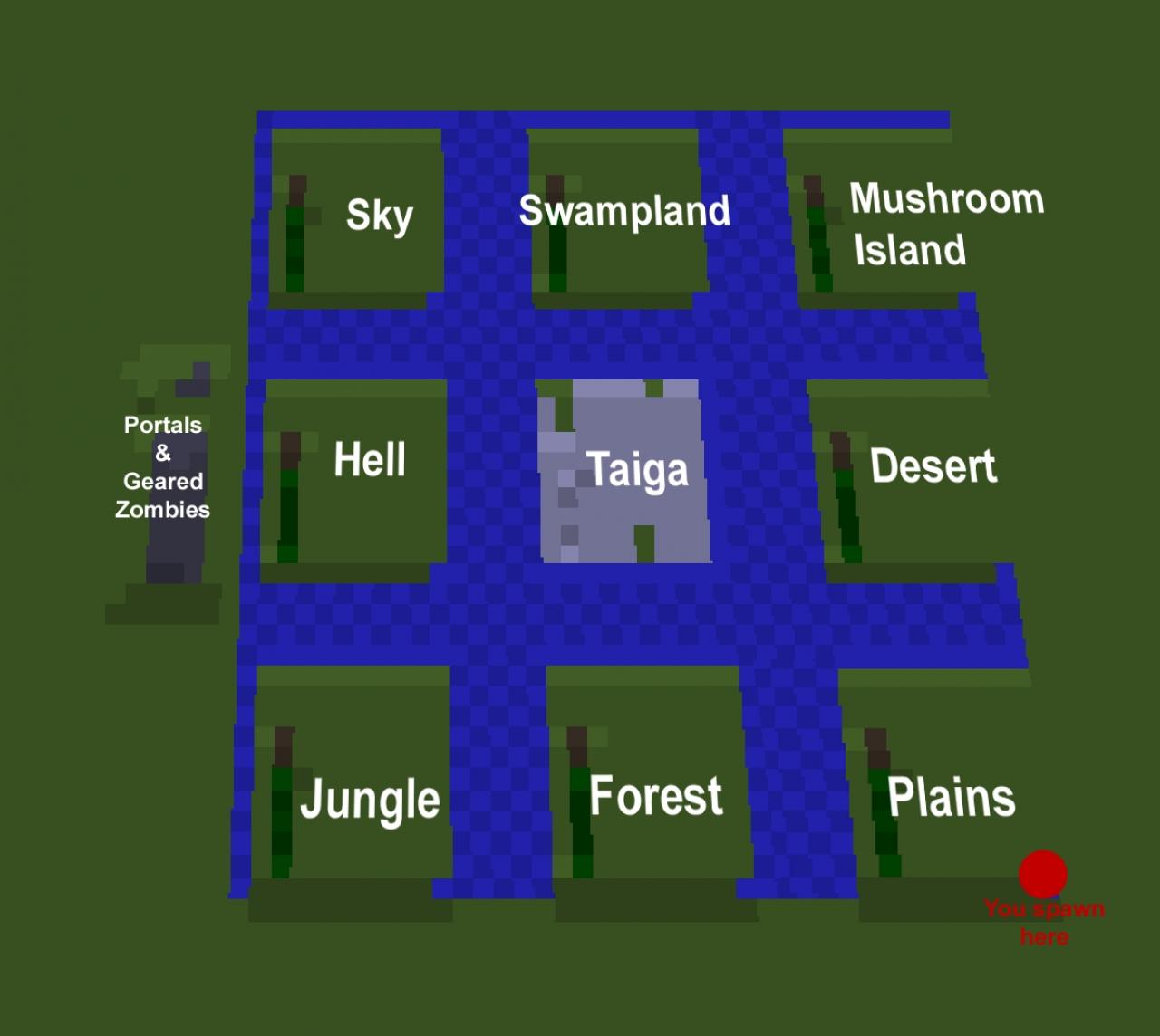 Resource Pack Test Map [1.6.2] Minecraft Map