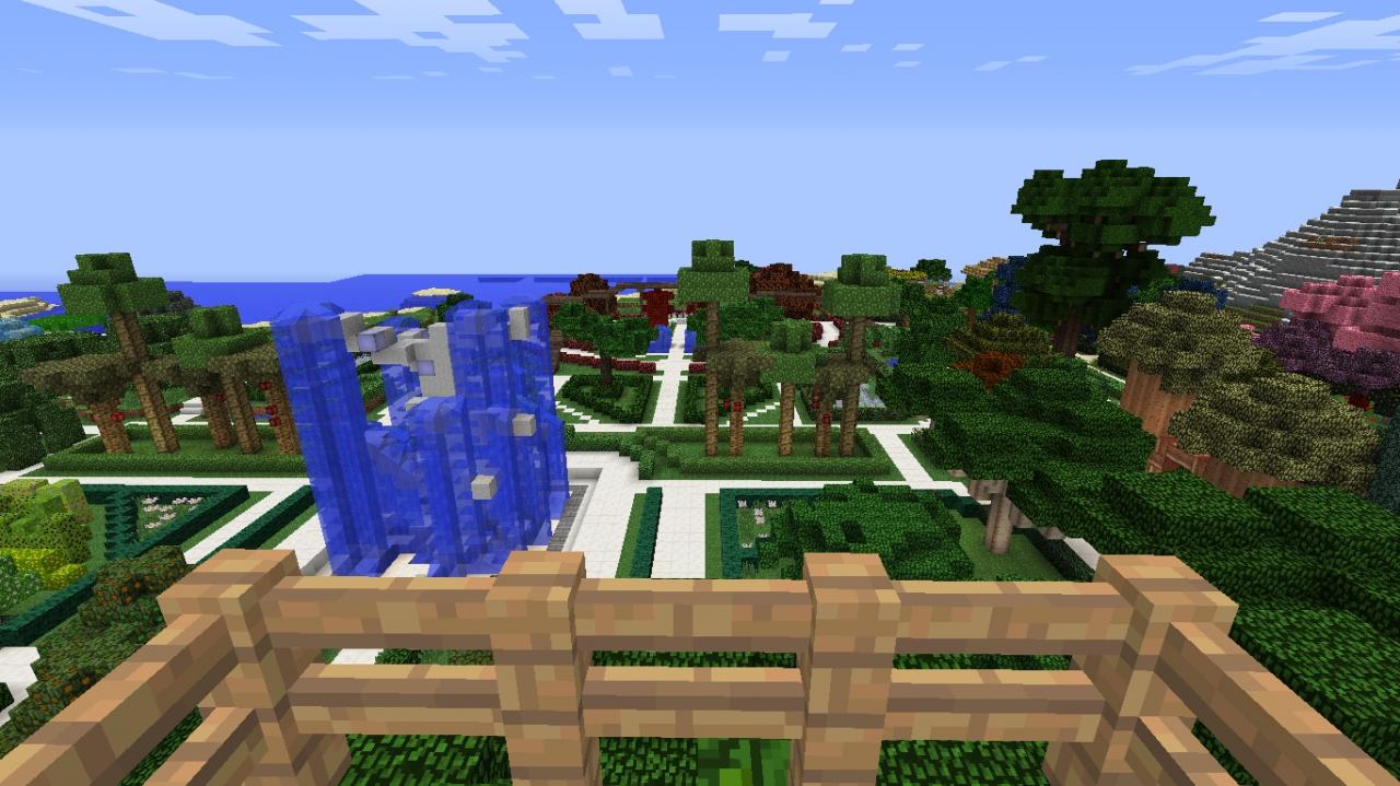 Eden park - A modded bliss landscape Minecraft Map