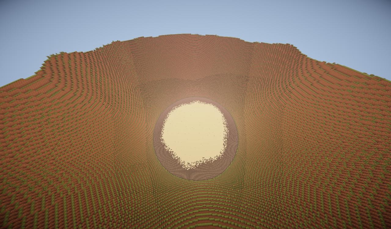 Crater for Spawn? Minecraft Map