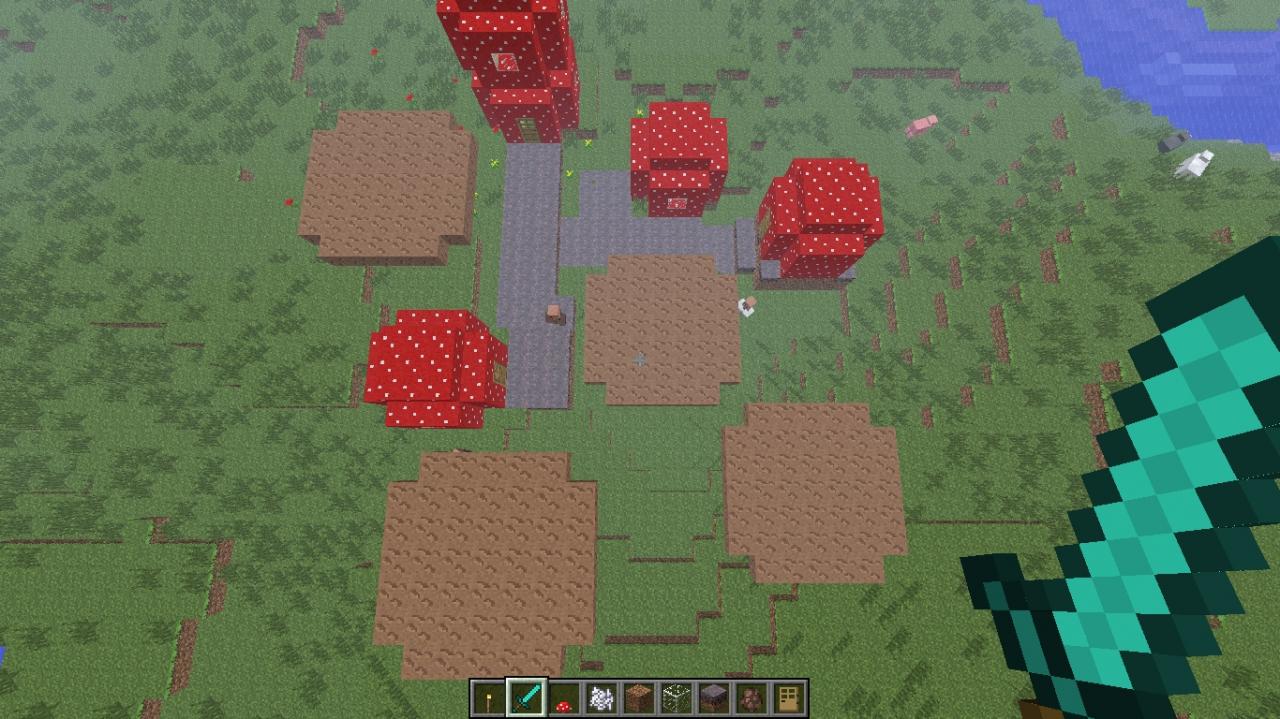 Mushroom Village Minecraft Map