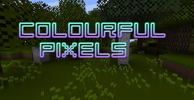 Colourful Pixels [8x8] Minecraft Texture Pack