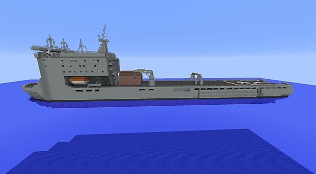 HMAS Choules Minecraft Map