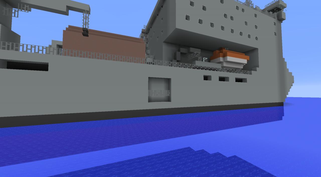 HMAS Choules Minecraft Map