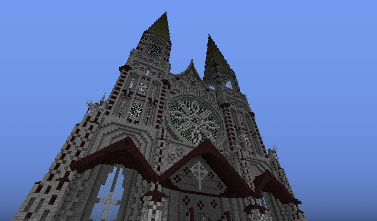 Massive Cathedral Minecraft Map