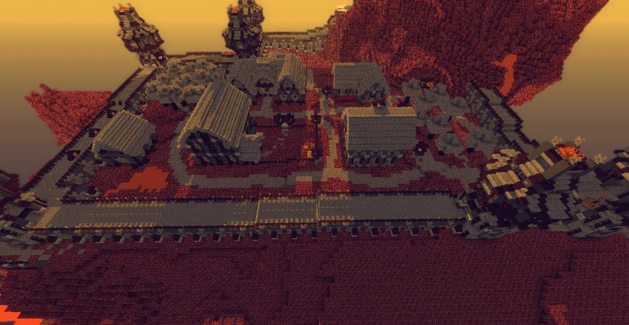 The City of the survivals! [Nether Empire Contest Map] Minecraft Map