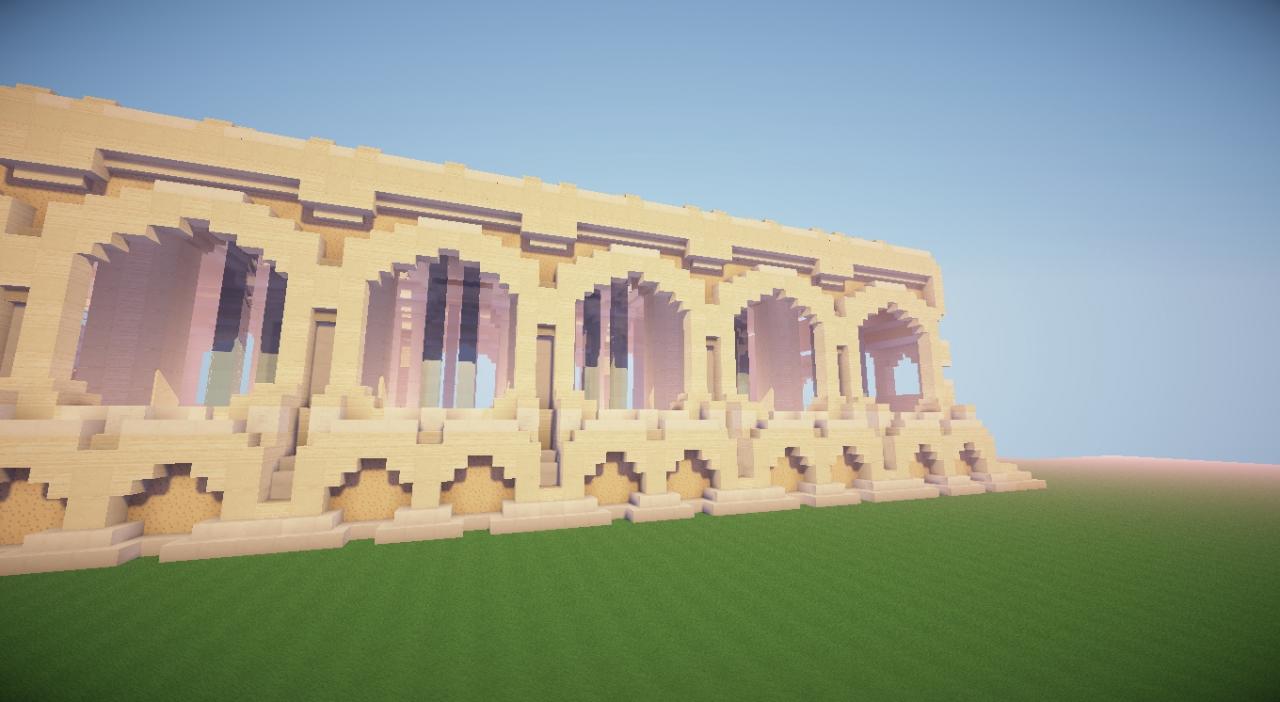 Sandstone Meeting Temple Minecraft Map