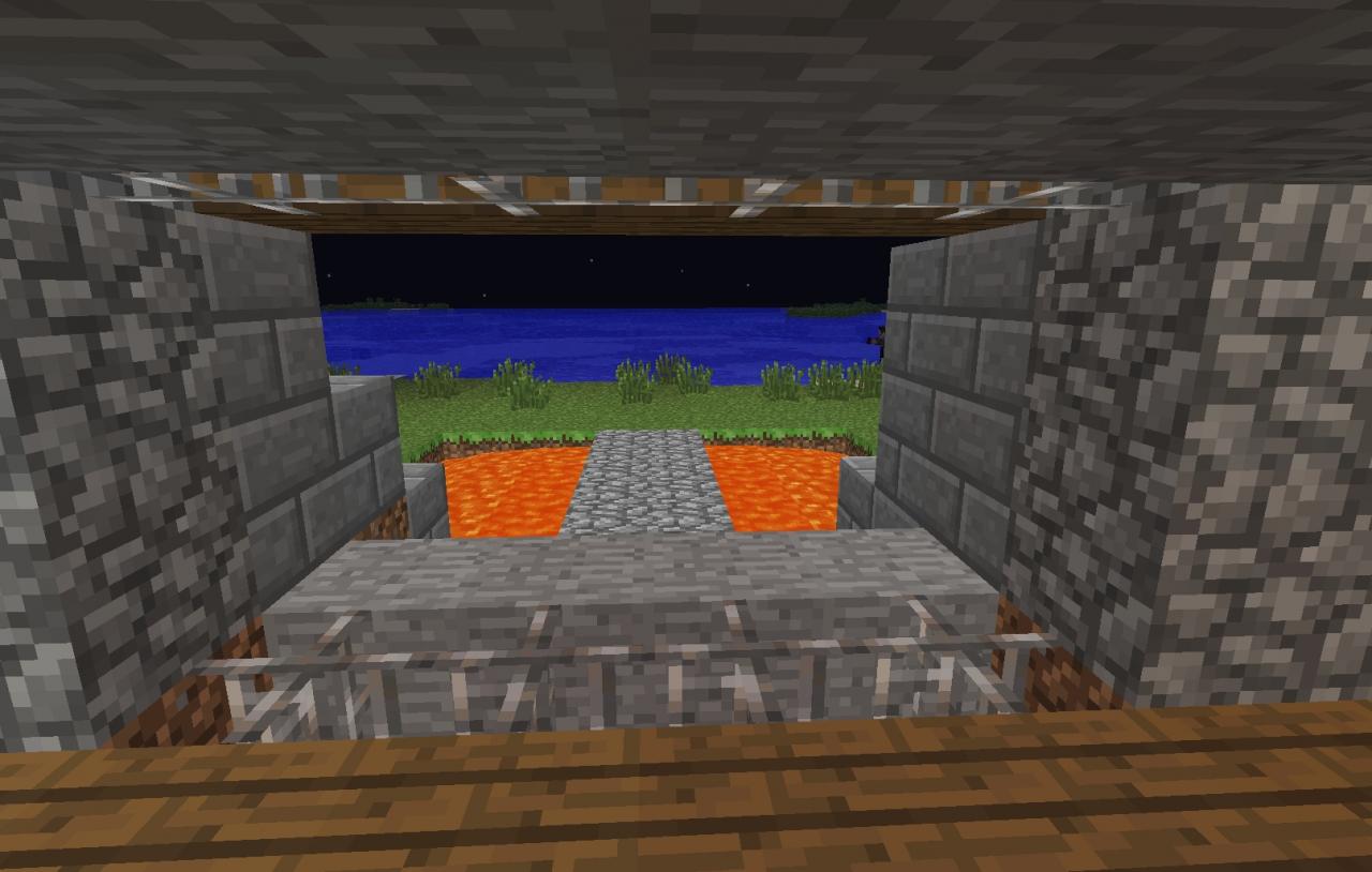 Castle in default world Minecraft Map