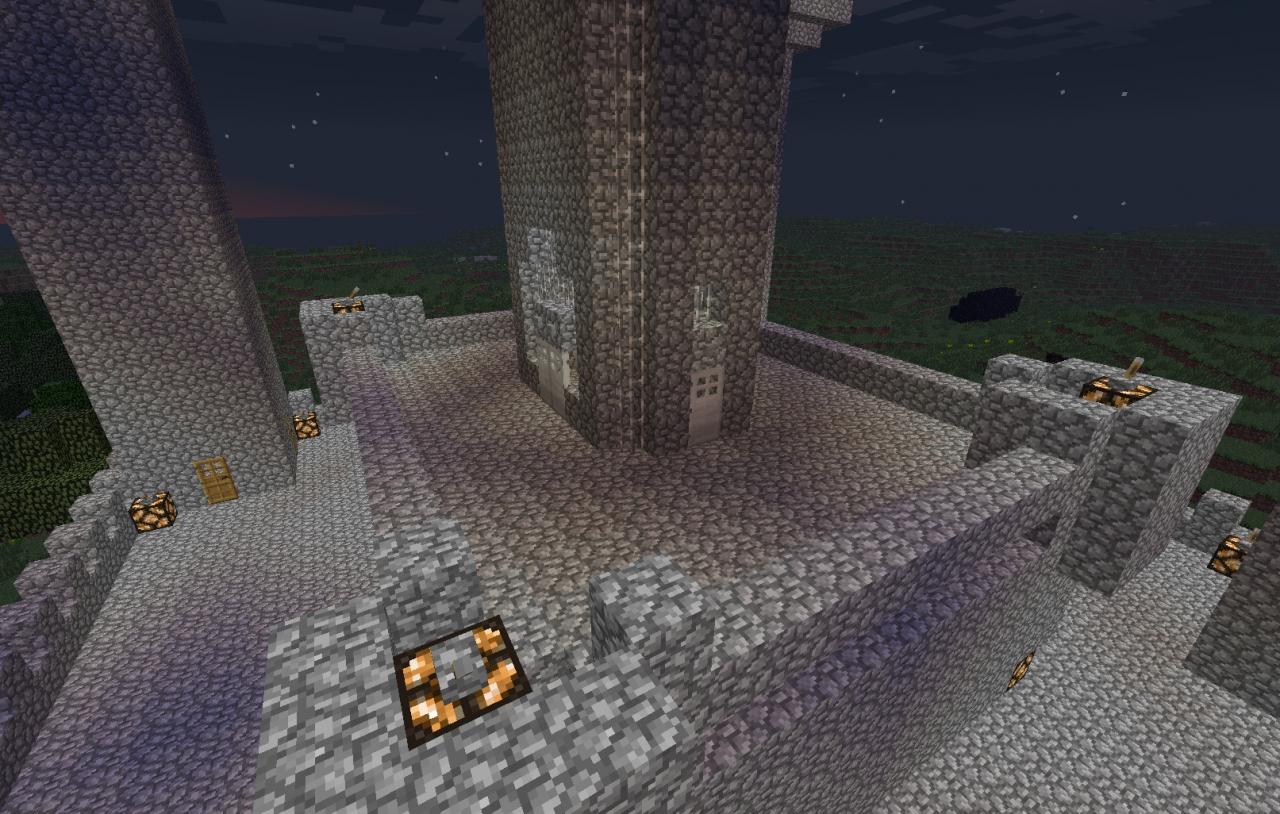 Castle in default world Minecraft Map