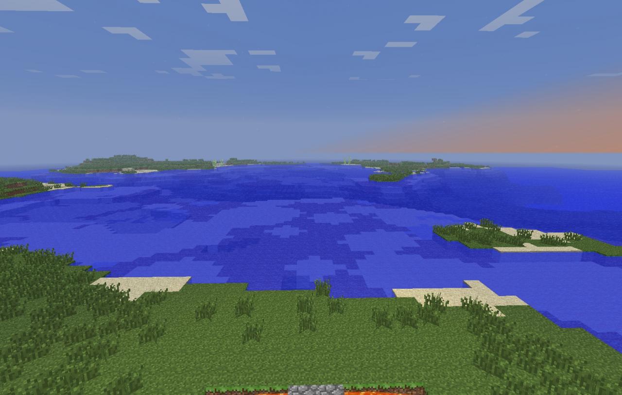 Castle in default world Minecraft Map