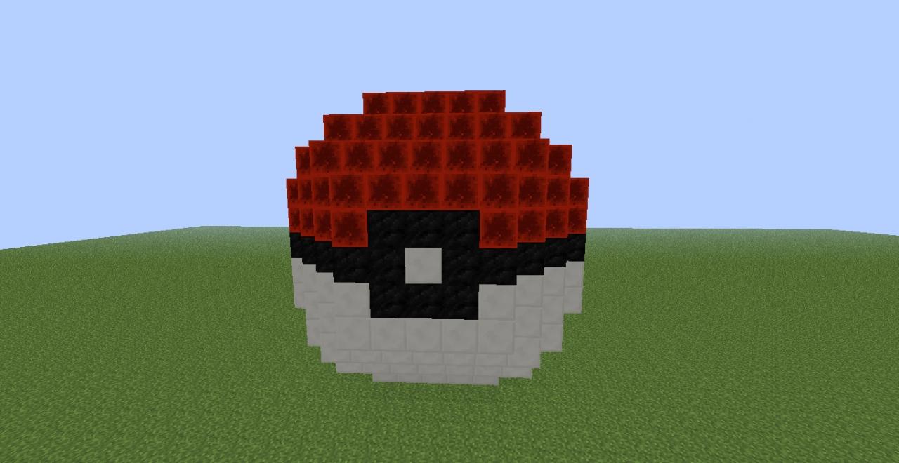 3D Pokeball Minecraft Map