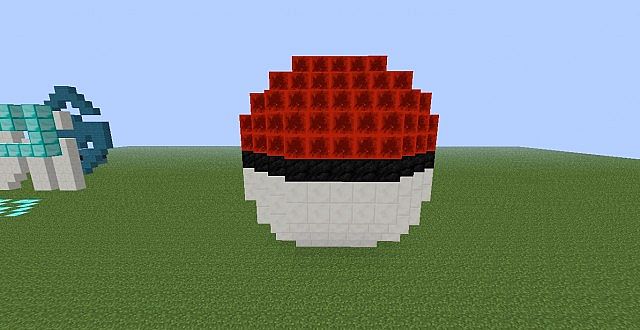 3D Pokeball Minecraft Map