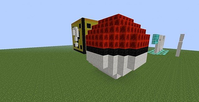3D Pokeball Minecraft Map