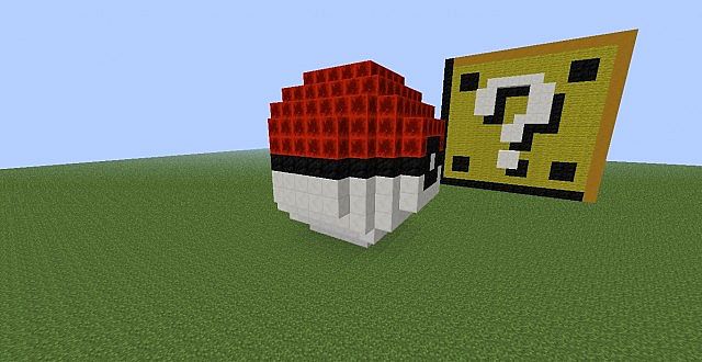 3D Pokeball Minecraft Map