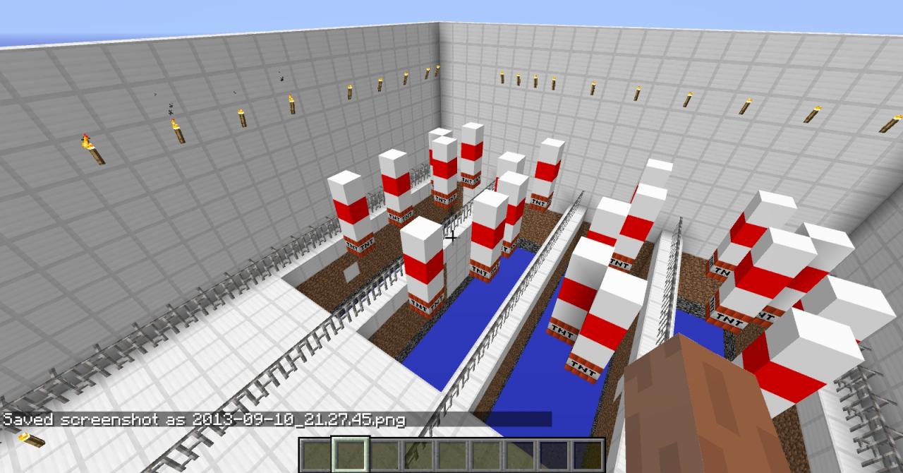 minecraft bowling a mini-game Minecraft Map