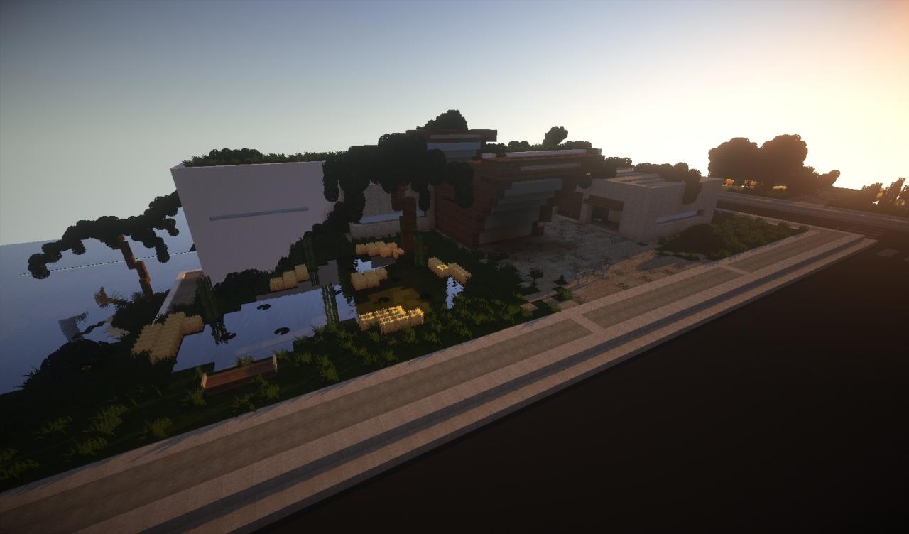 Modern Ocean-front Property Minecraft Map