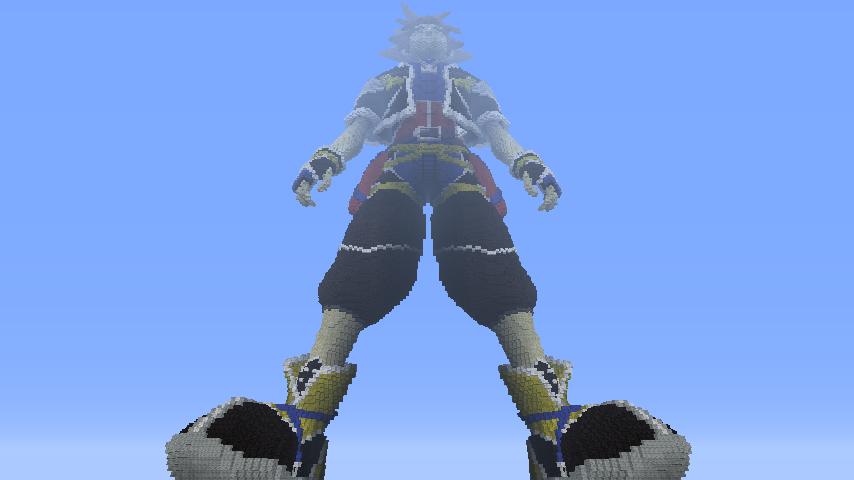 Sora Kingdom Hearts Minecraft Map
