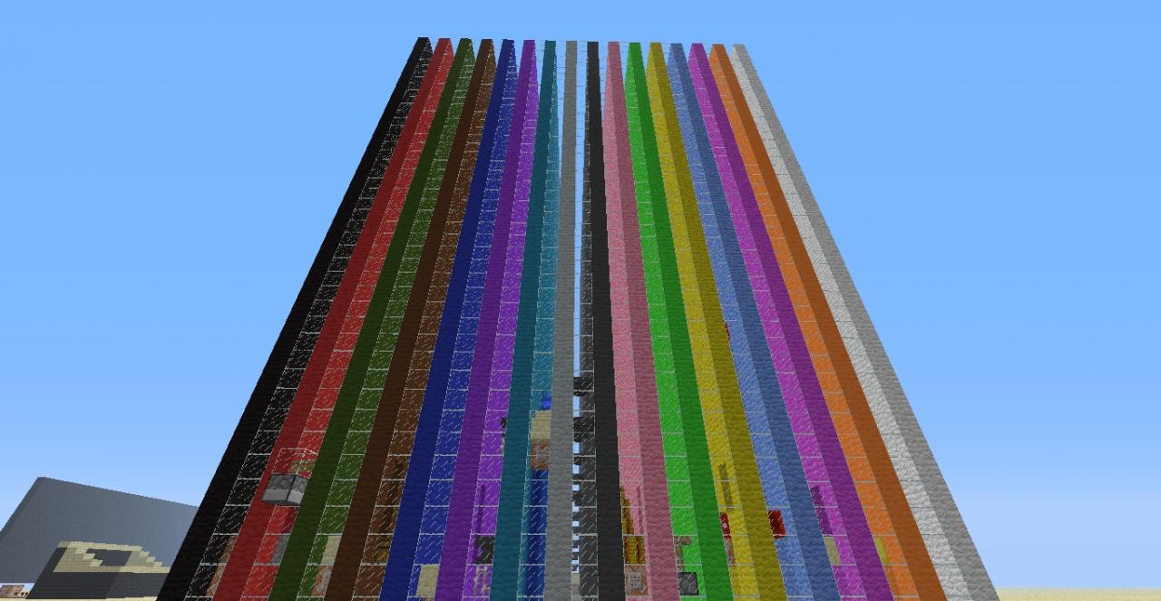 SUPER Color Parkour // 15 Levels // Hard // Fun // Minecraft Map