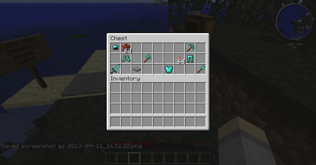 Bonus Chest with diamond and tnt!!!!!!!!!!1 Minecraft Map