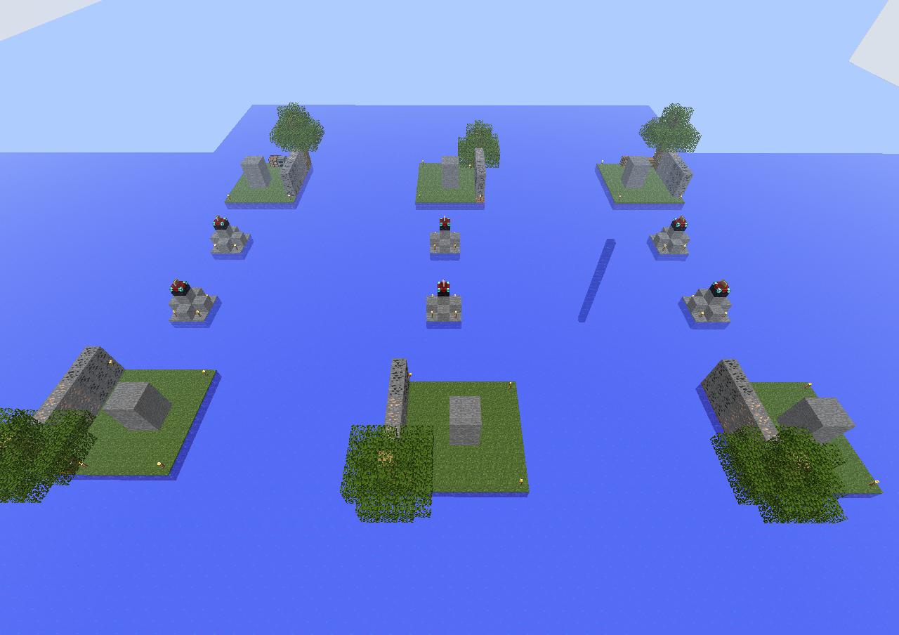 survive island wars Minecraft Map