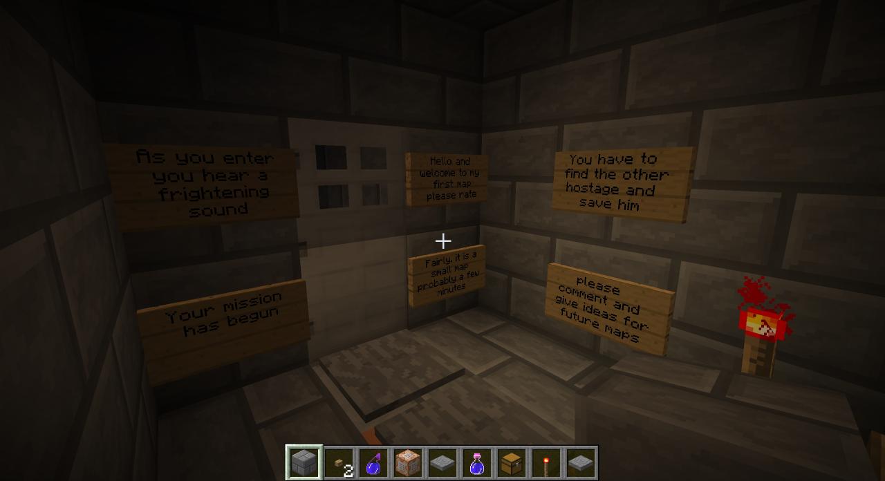 Minecraft-GET OUT short map Minecraft Map