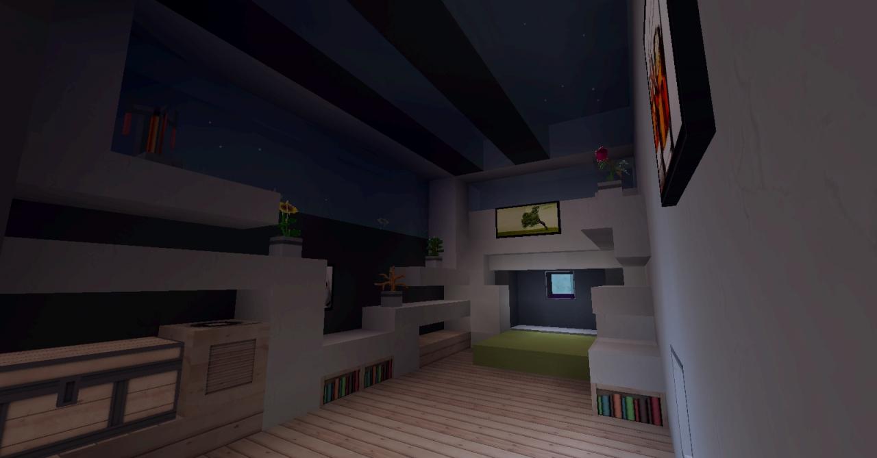 Modern getaway country home -Getaway Minecraft Map