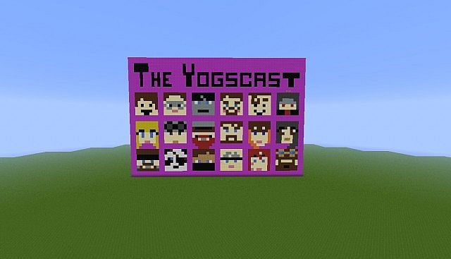The wall of yog! (a yogscast project) Minecraft Map