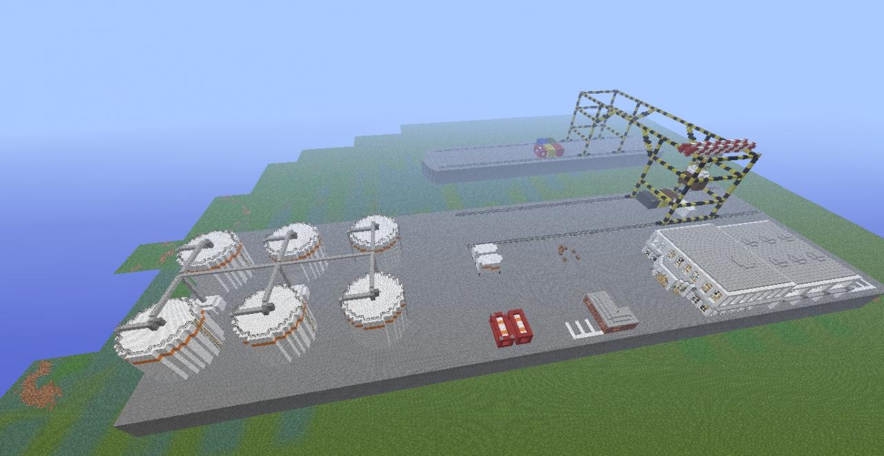big boat dock Minecraft Map