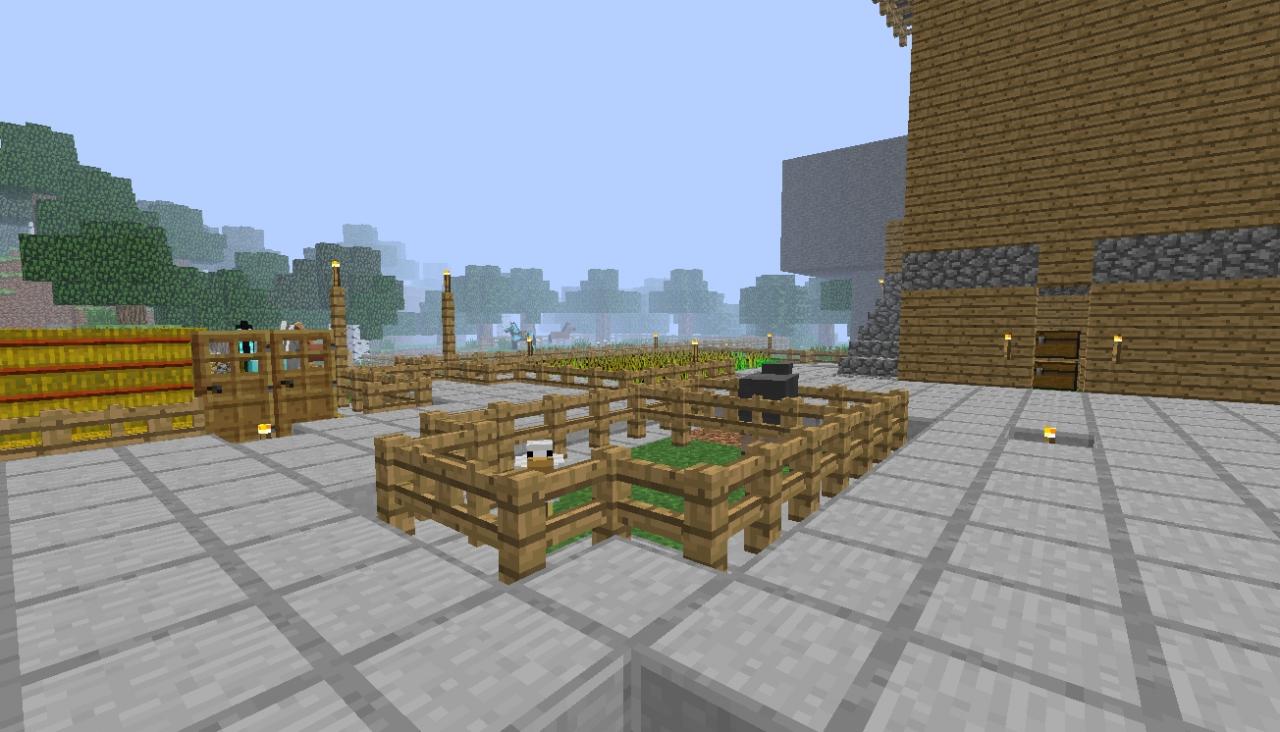 Ranch Tower House Minecraft Map