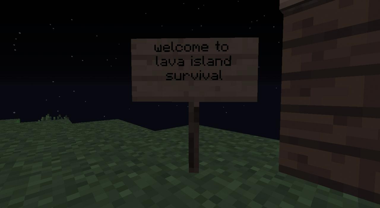 lava island survival ( with challenges ) Minecraft Map