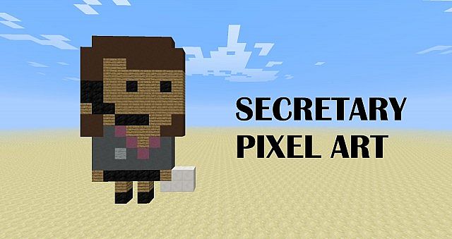 Secretary :: Pixel Art Minecraft Map