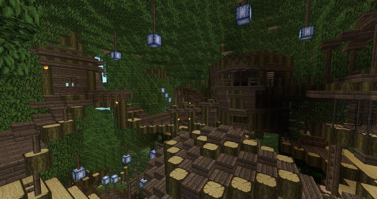 Brethil Nation of the Elves Minecraft Map