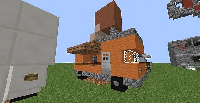 Cars/Trucks And Abandon Store Minecraft Map