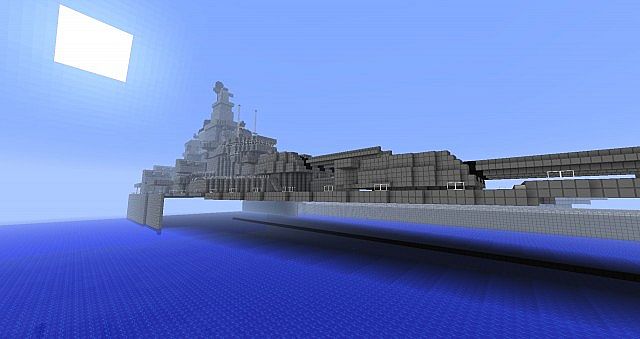 Iowa Class Battleship Minecraft Map