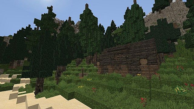Rustic Wood House Minecraft Map